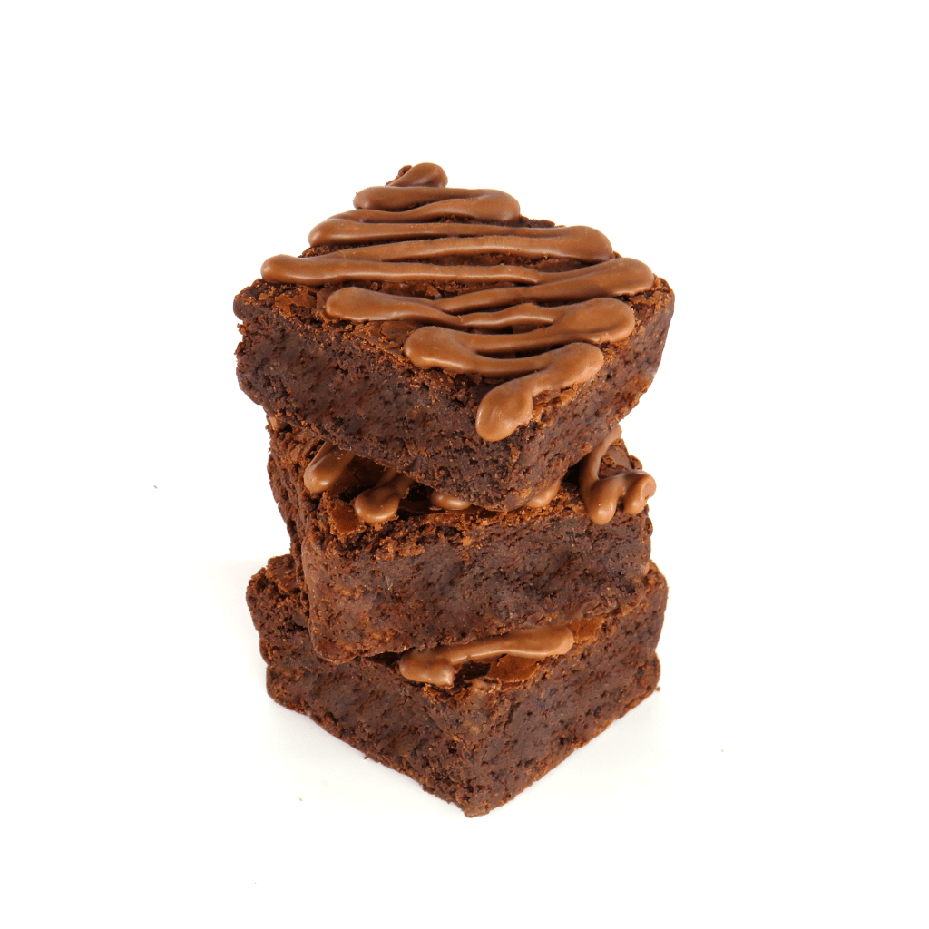 3-Piece Double Chocolate Brownie - Geldhof Chocolatier