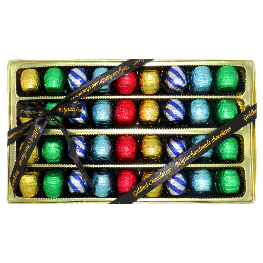 Assorted Liqueur Chocolates Box (36-Piece) - Geldhof Chocolatier